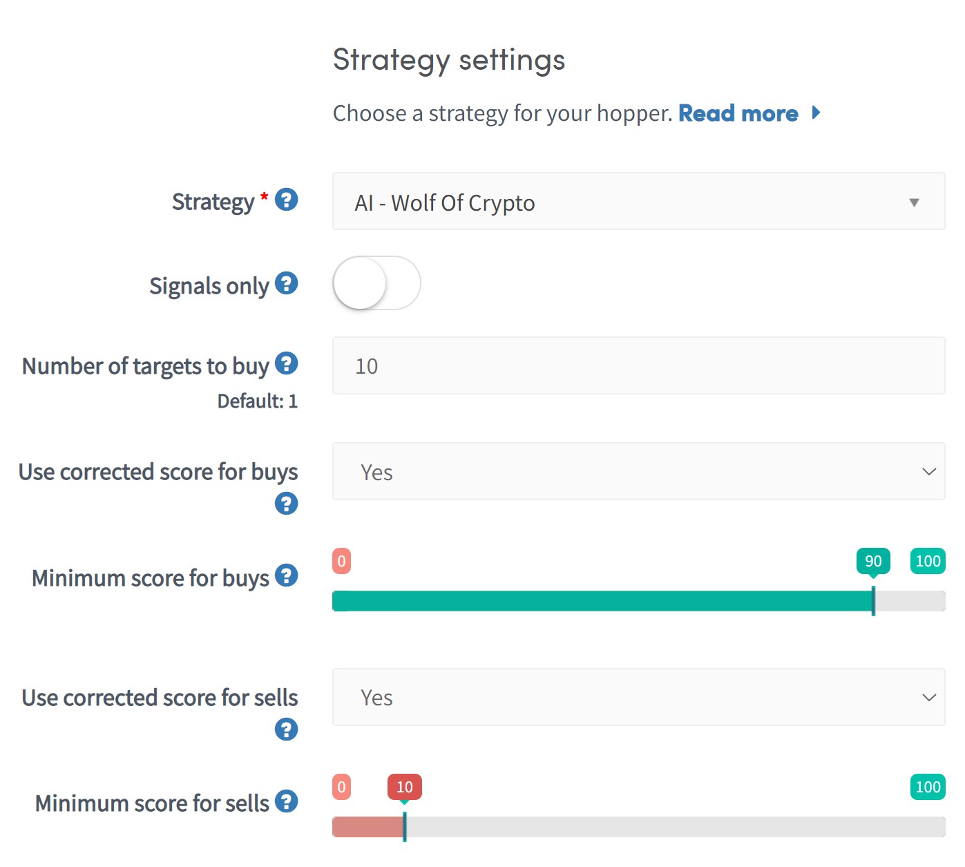 AI Crypto Trading Bot Strategies for Cryptophopper - Wolf AI